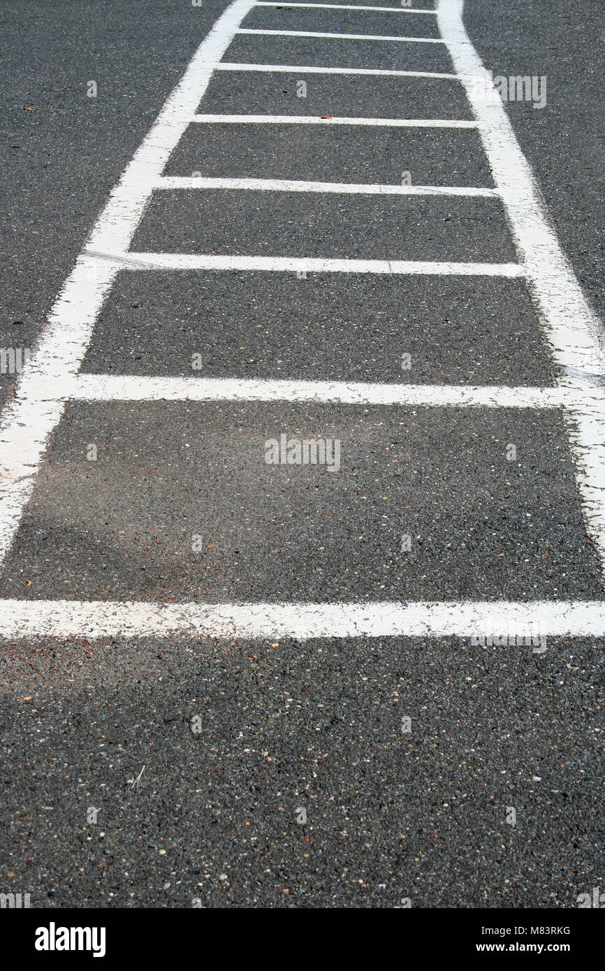 White painted Crosswalk on a street corner Stock Photo - Alamy