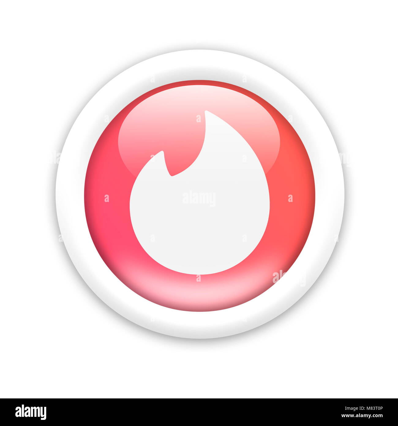 Tinder Logo Cut Out Stock Images & Pictures - Alamy