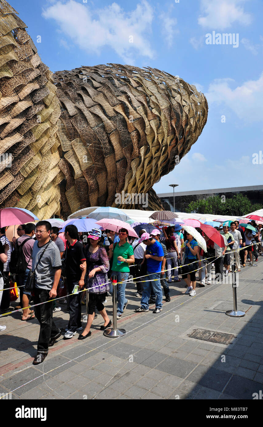 Spain pavilion at the 2010 Shanghai World Expo, China Stock Photo - Alamy