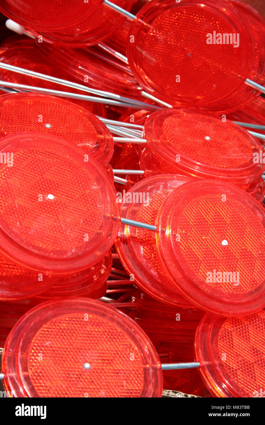 Street reflectors hi-res stock photography and images - Alamy