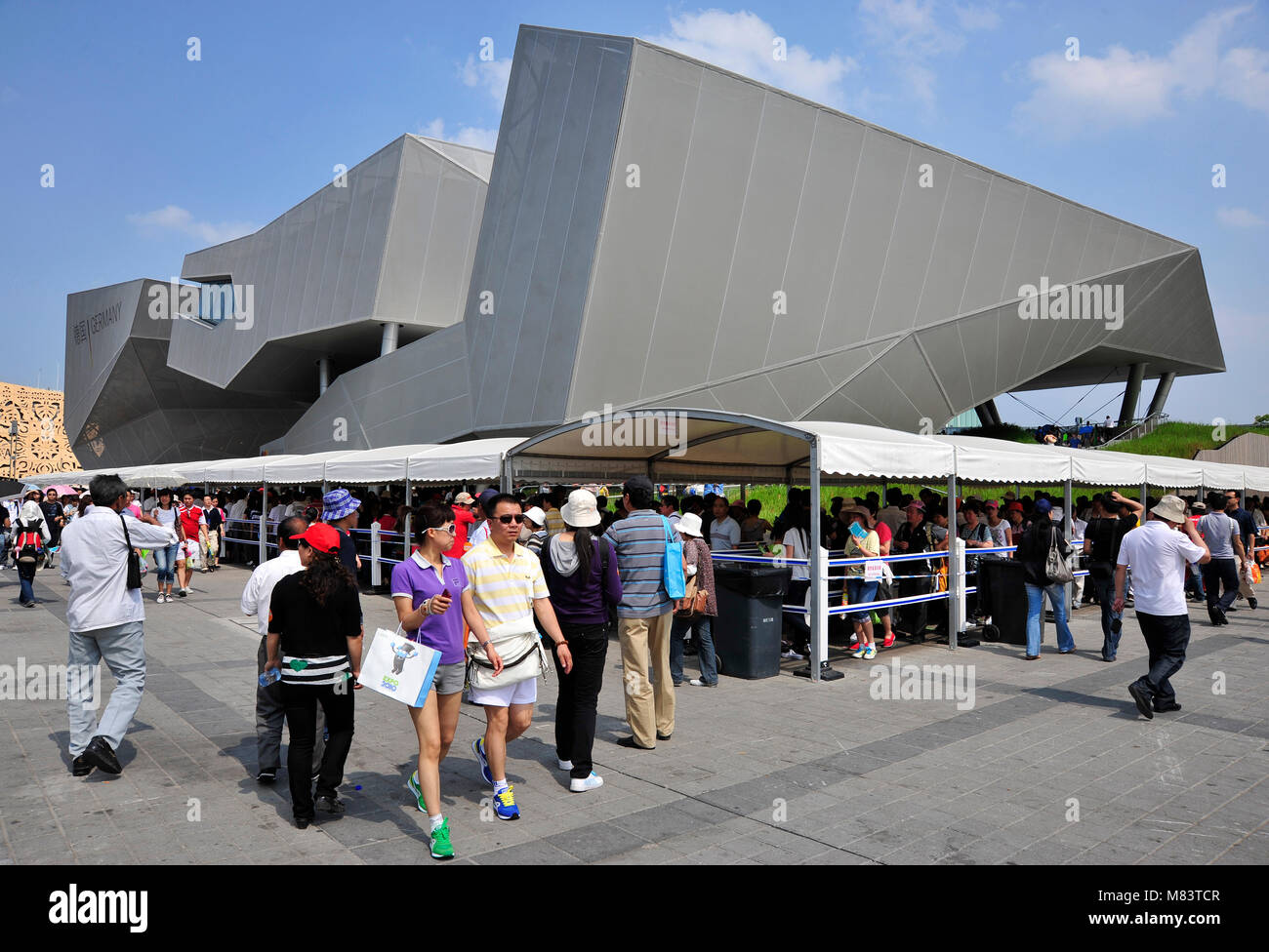 Germany pavilion at the 2010 Shanghai World Expo, China Stock Photo - Alamy