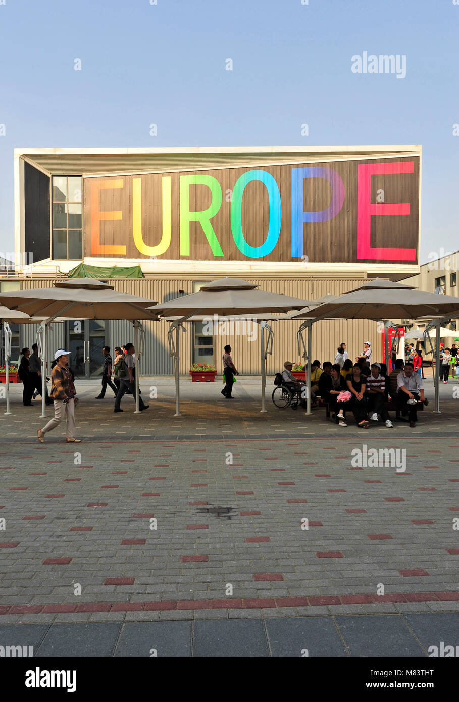 One of the four Europe joint pavillions at the 2010 Shanghai World Expo ...