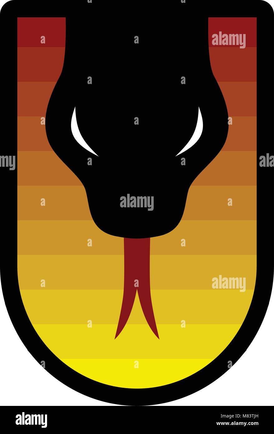 snake sign symbol icon logo logotype template vector Stock Vector Image ...