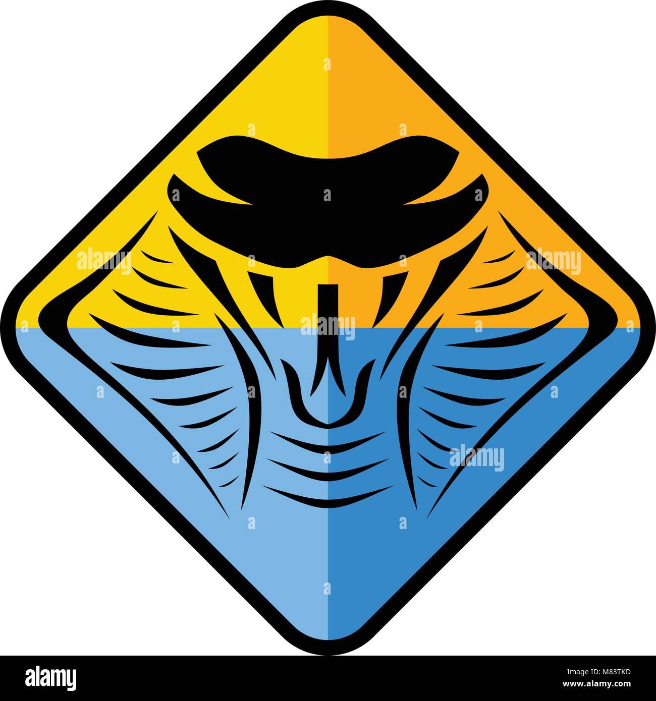 cobra snake sign symbol icon logo logotype template vector Stock Vector ...