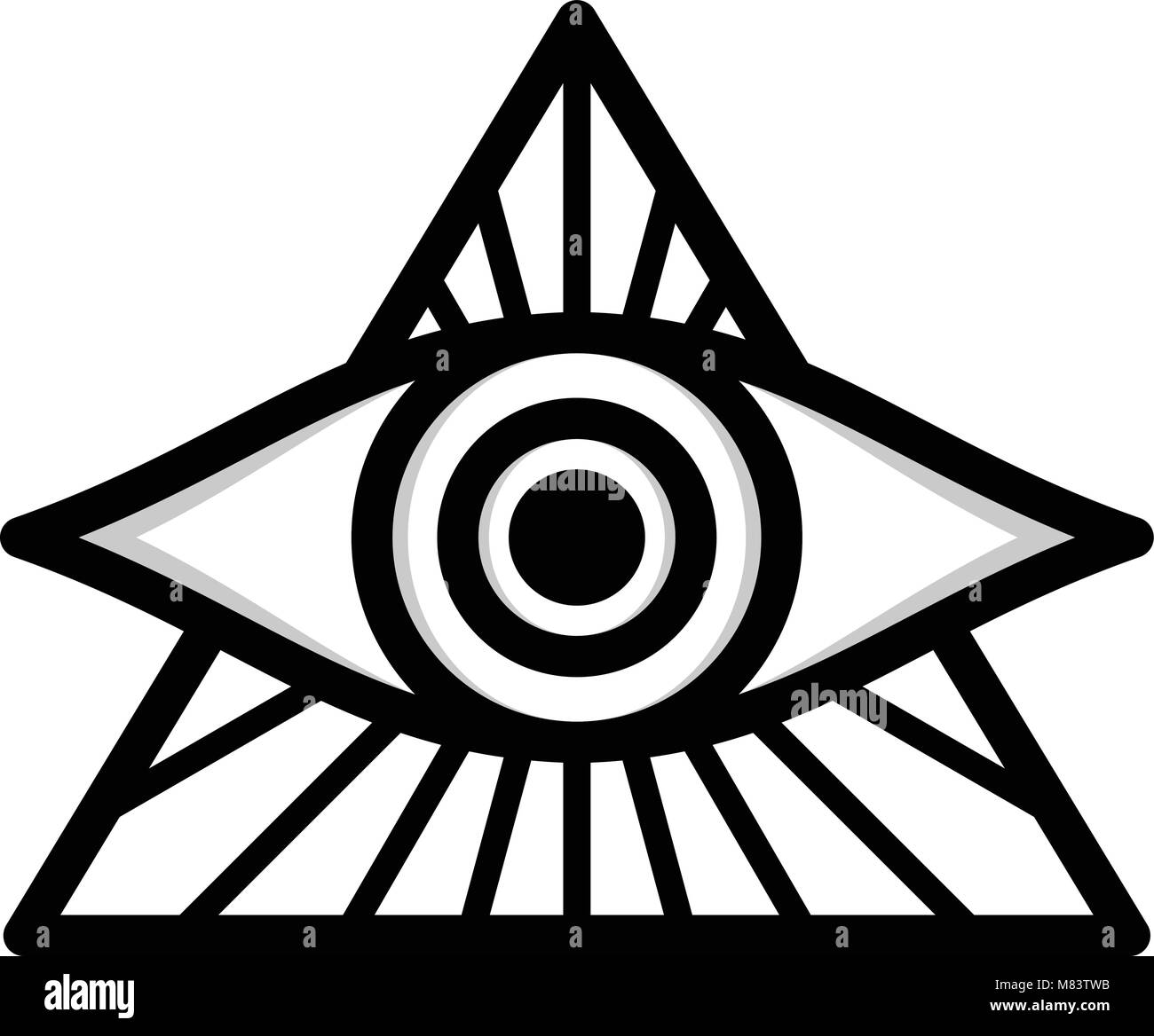 one eye sign symbol logo logotype vector Stock Vector Image & Art - Alamy