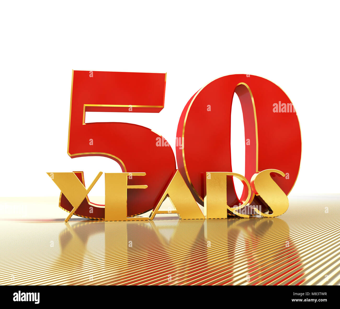 50 years anniversary golden label hi-res stock photography and images ...
