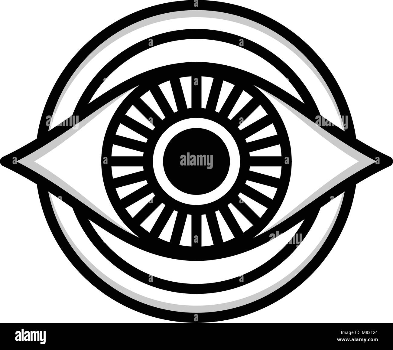 one eye sign symbol logo logotype vector Stock Vector Image & Art - Alamy