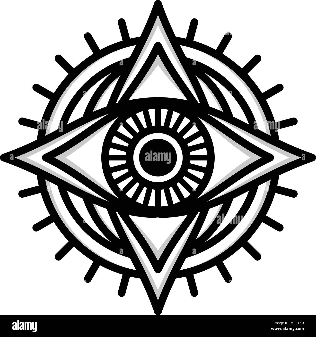 one eye sign symbol logo logotype vector Stock Vector Image & Art - Alamy