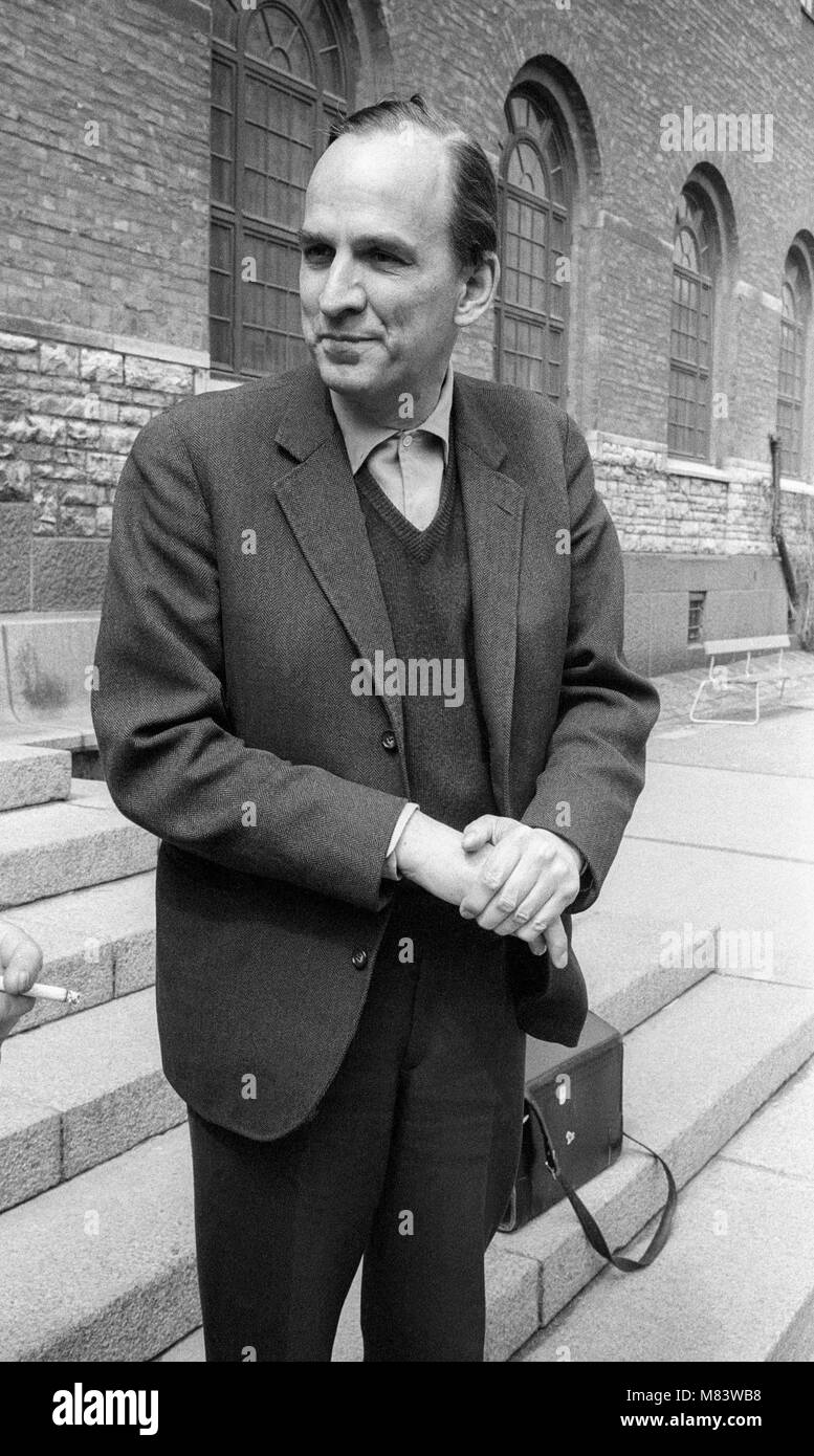 INGMAR BERGMAN Swedish film director outside the Stockholm ...