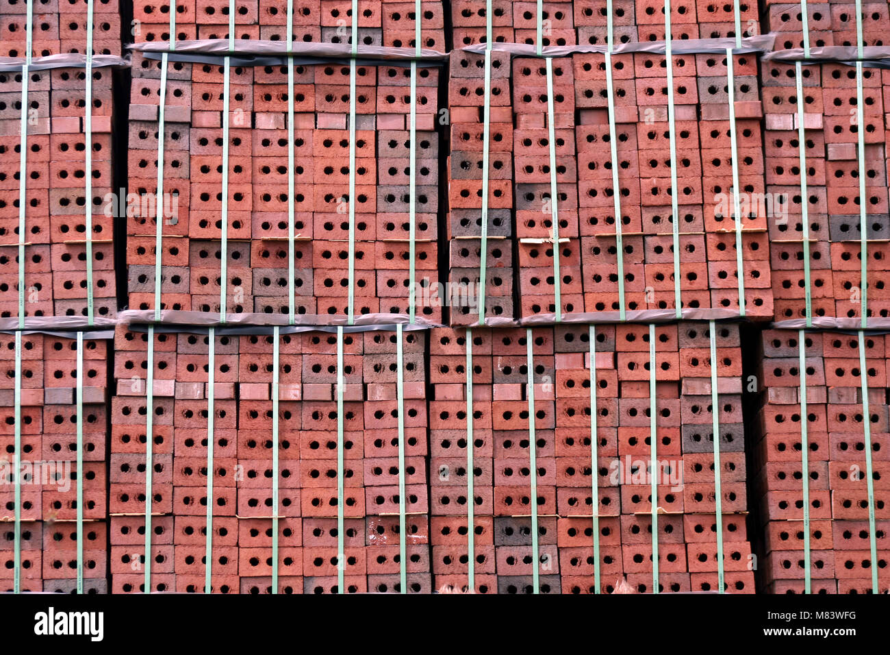 an image of stacked bricks Stock Photo - Alamy
