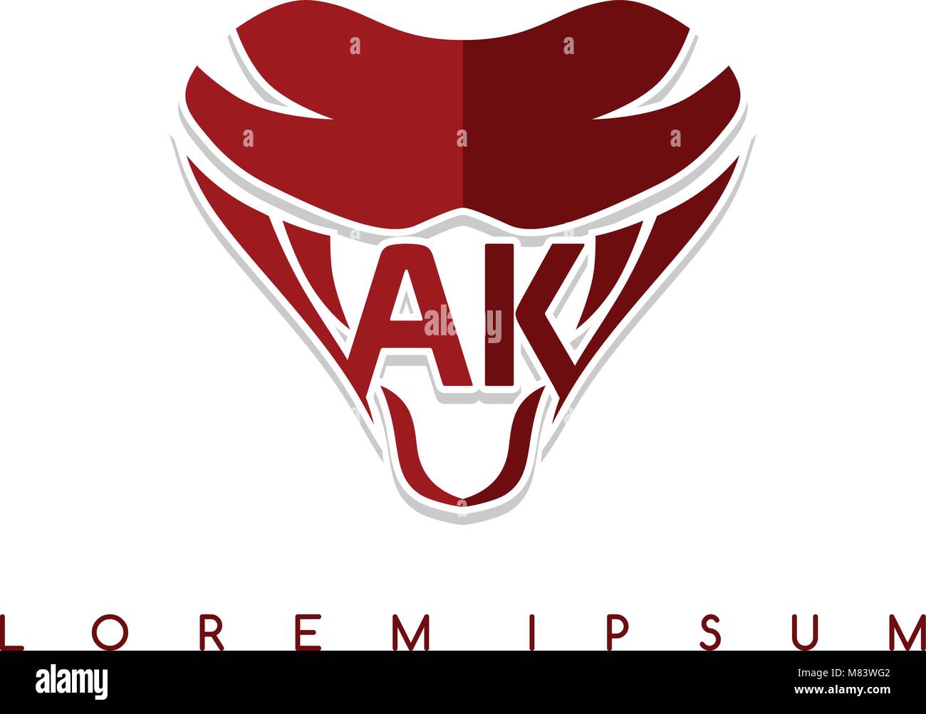 snake sign symbol icon logo logotype template vector Stock Vector Image ...