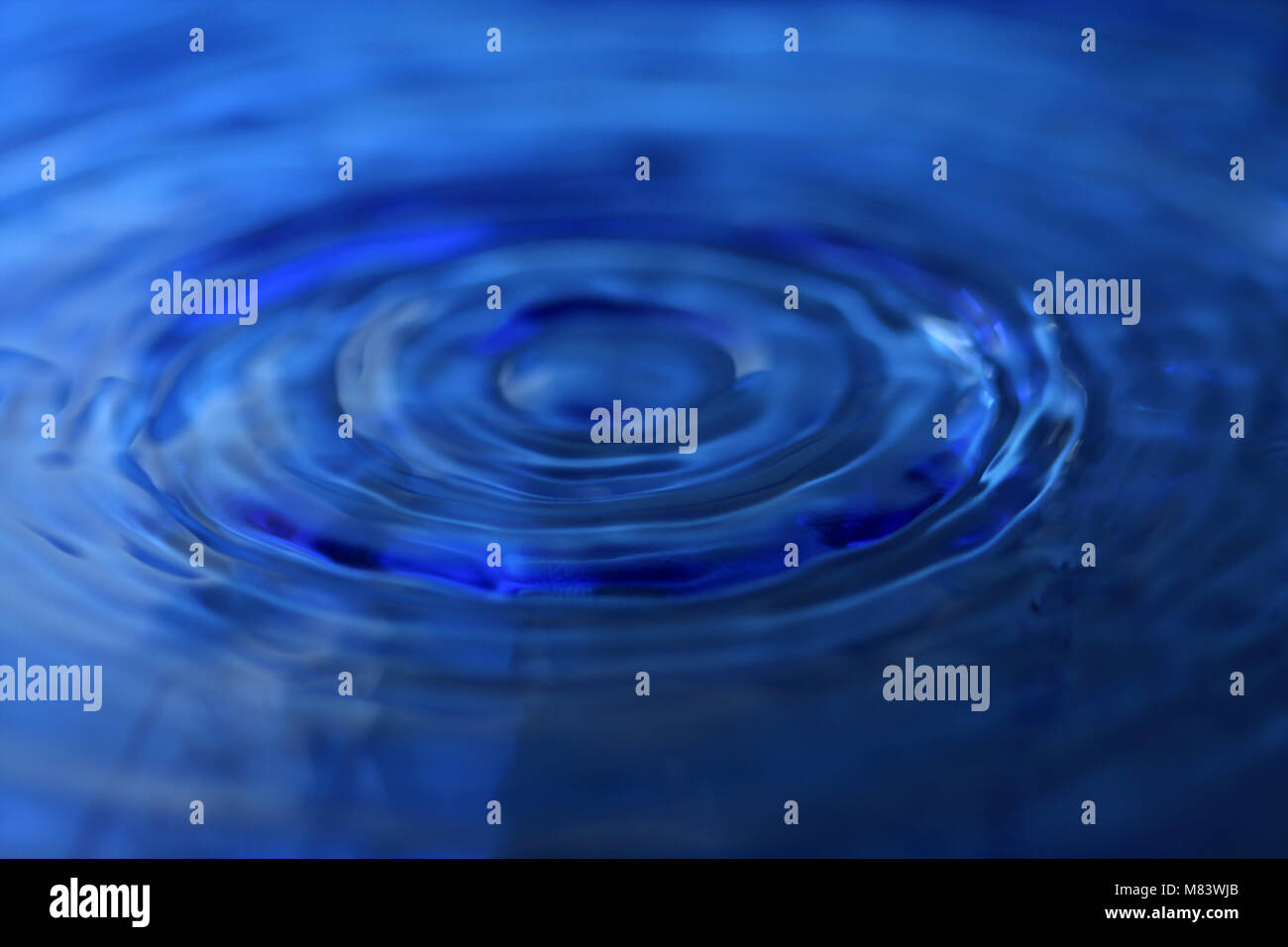 A Blue water ripples backgroud Stock Photo - Alamy