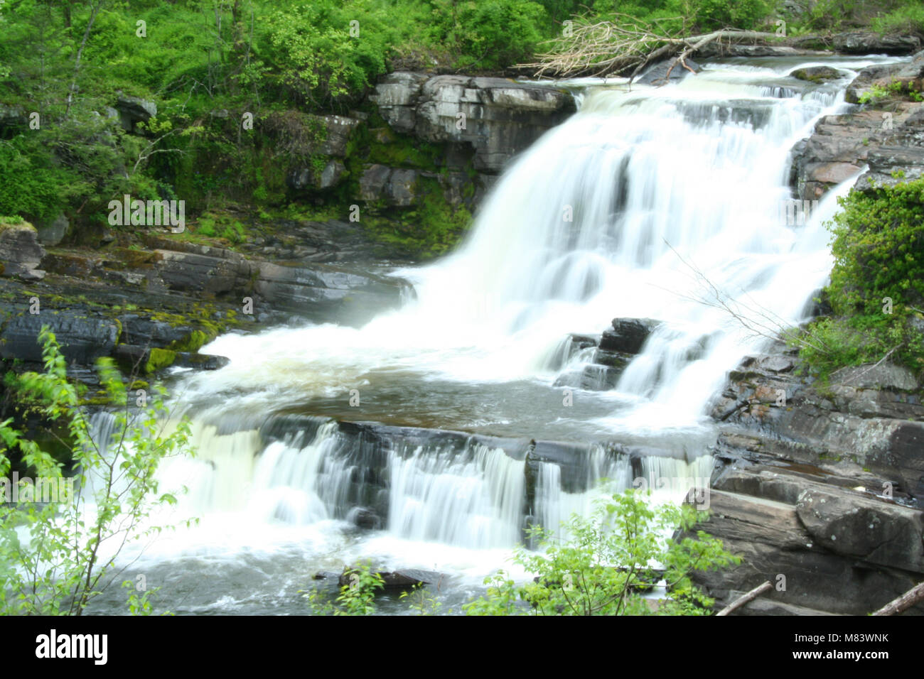 an image of Resica Falls Stock Photo - Alamy