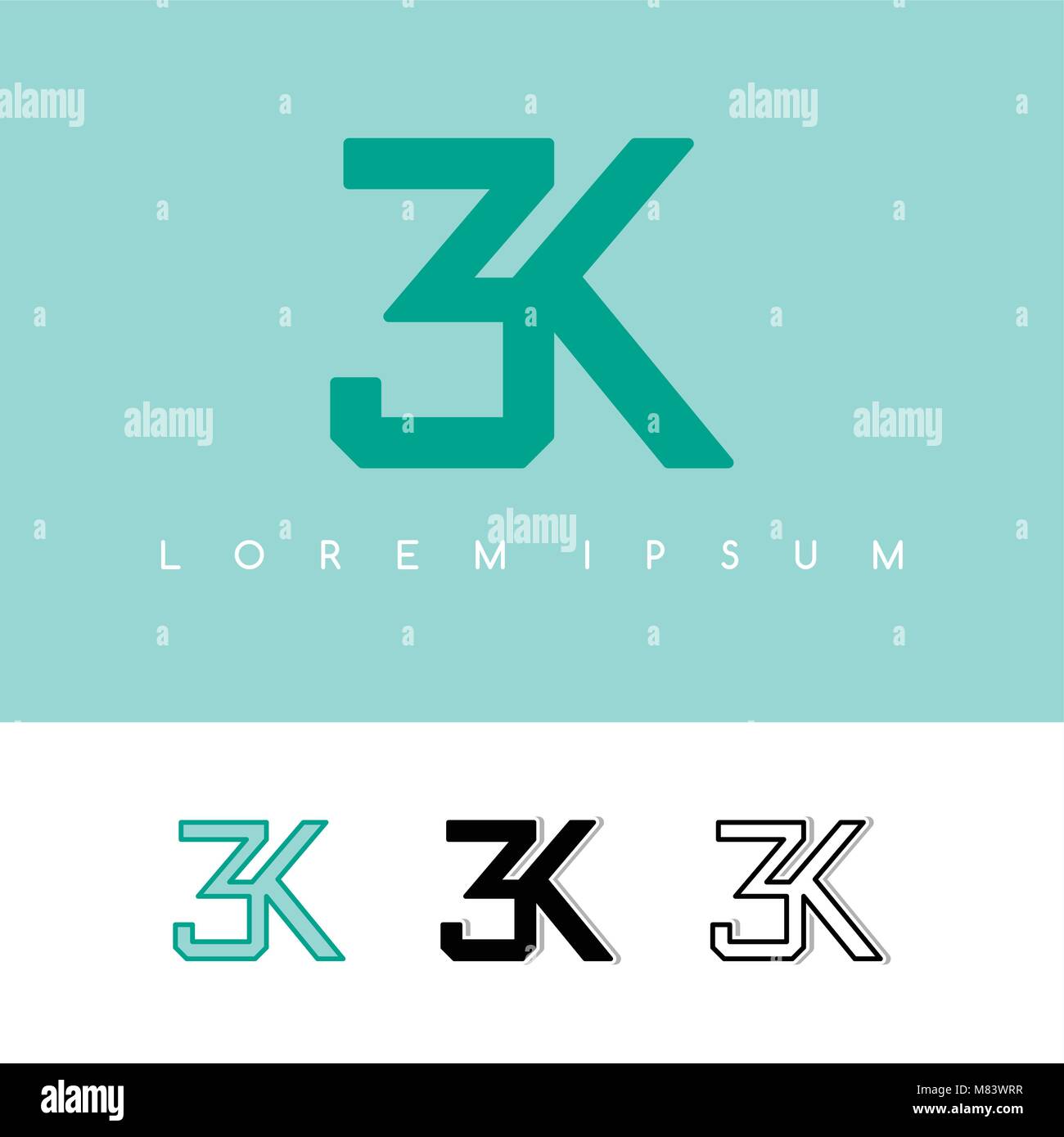 3k logo Stock Vector Images - Alamy