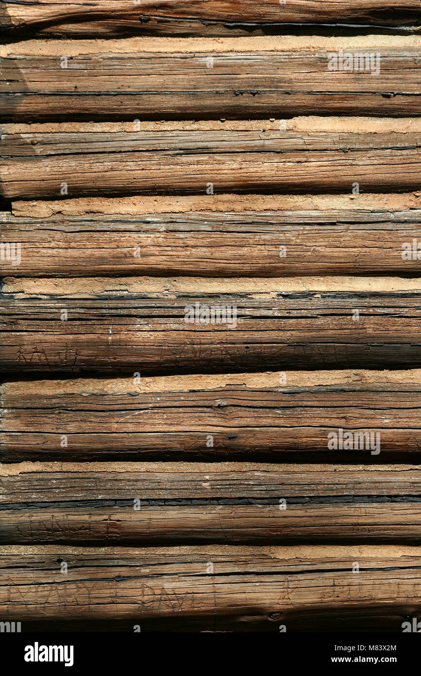 A Log cabin background image Stock Photo - Alamy