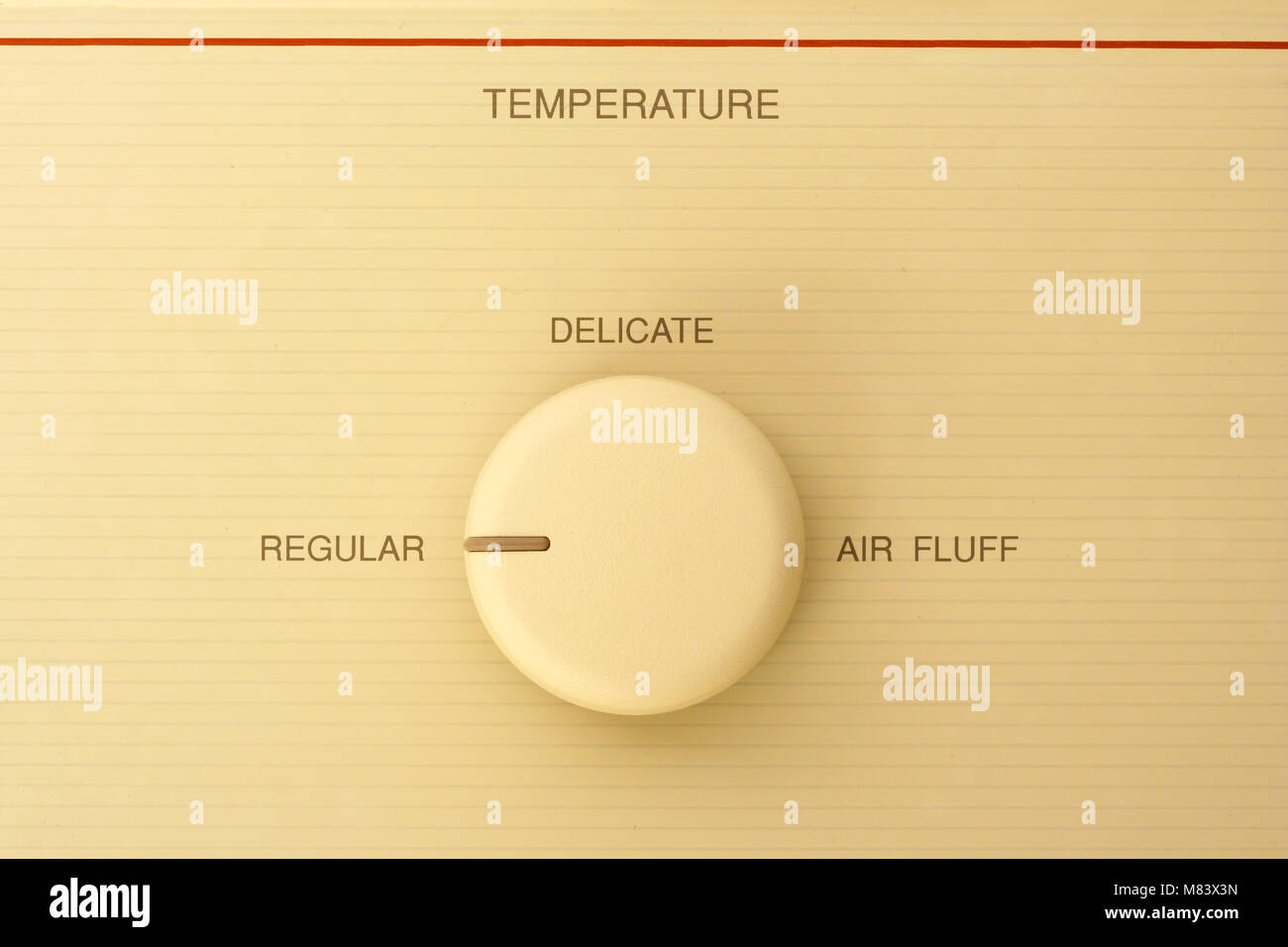 A Clothes dryer control Stock Photo - Alamy