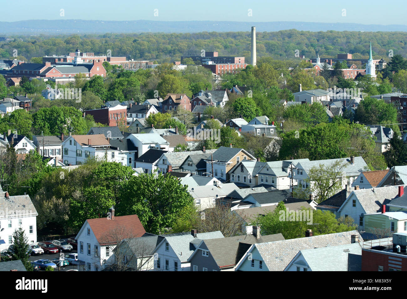 A neighborhood from above Stock Photo - Alamy