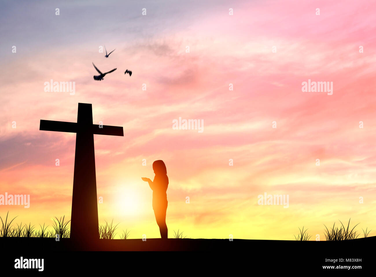 Praying For People Sign