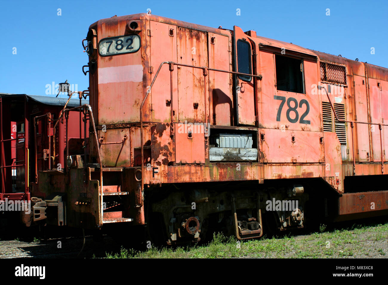 A Old train locomotive Stock Photo - Alamy