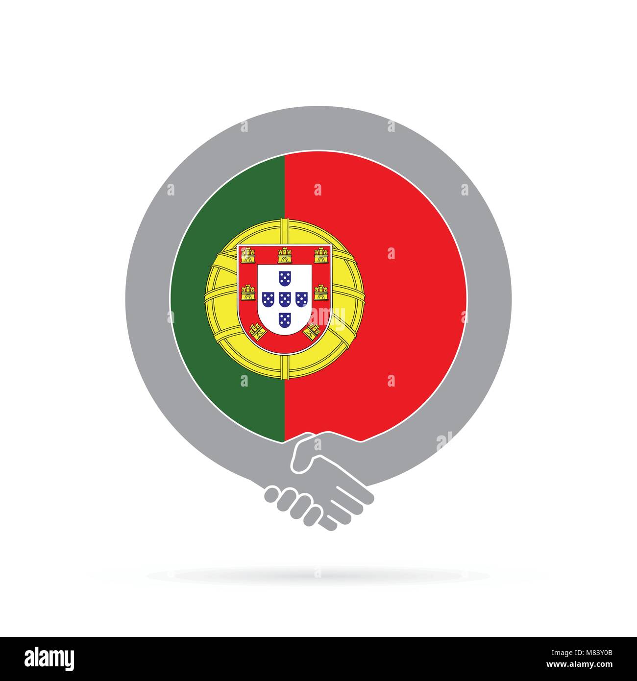 Hand hands portugal Stock Vector Images - Alamy