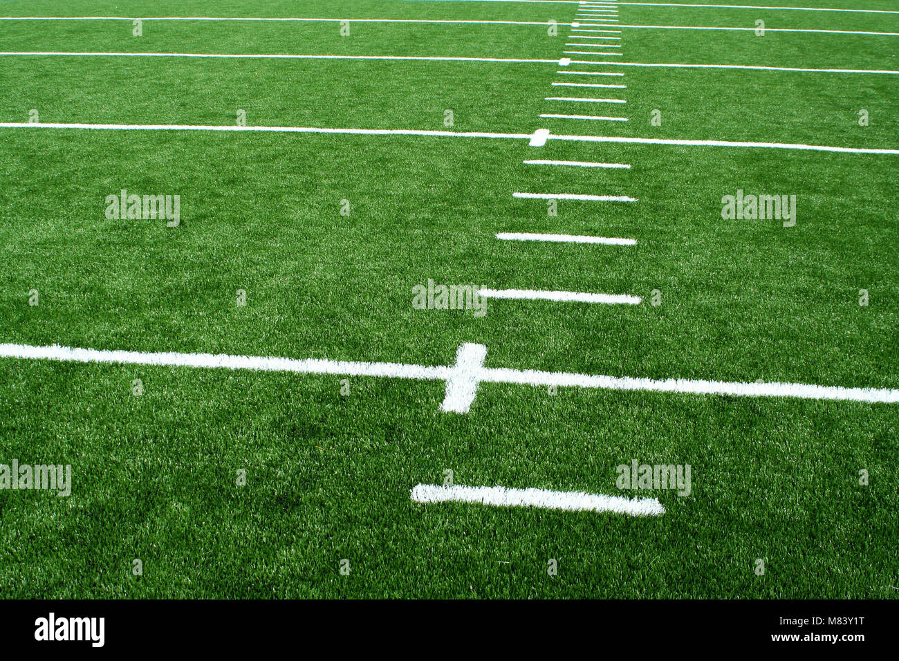 A Astro turf football field Stock Photo - Alamy