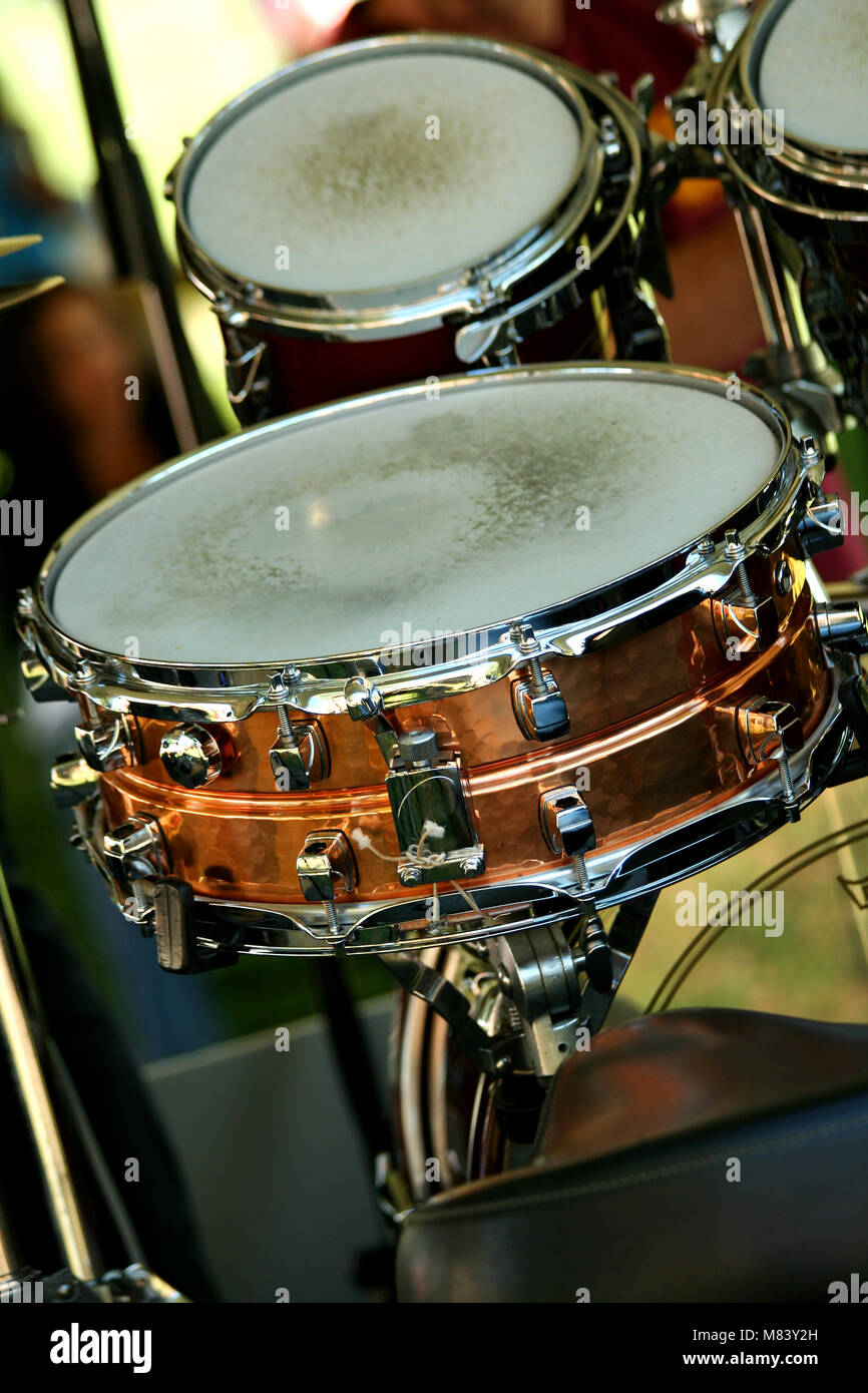 A close up of a Snare drum Stock Photo - Alamy