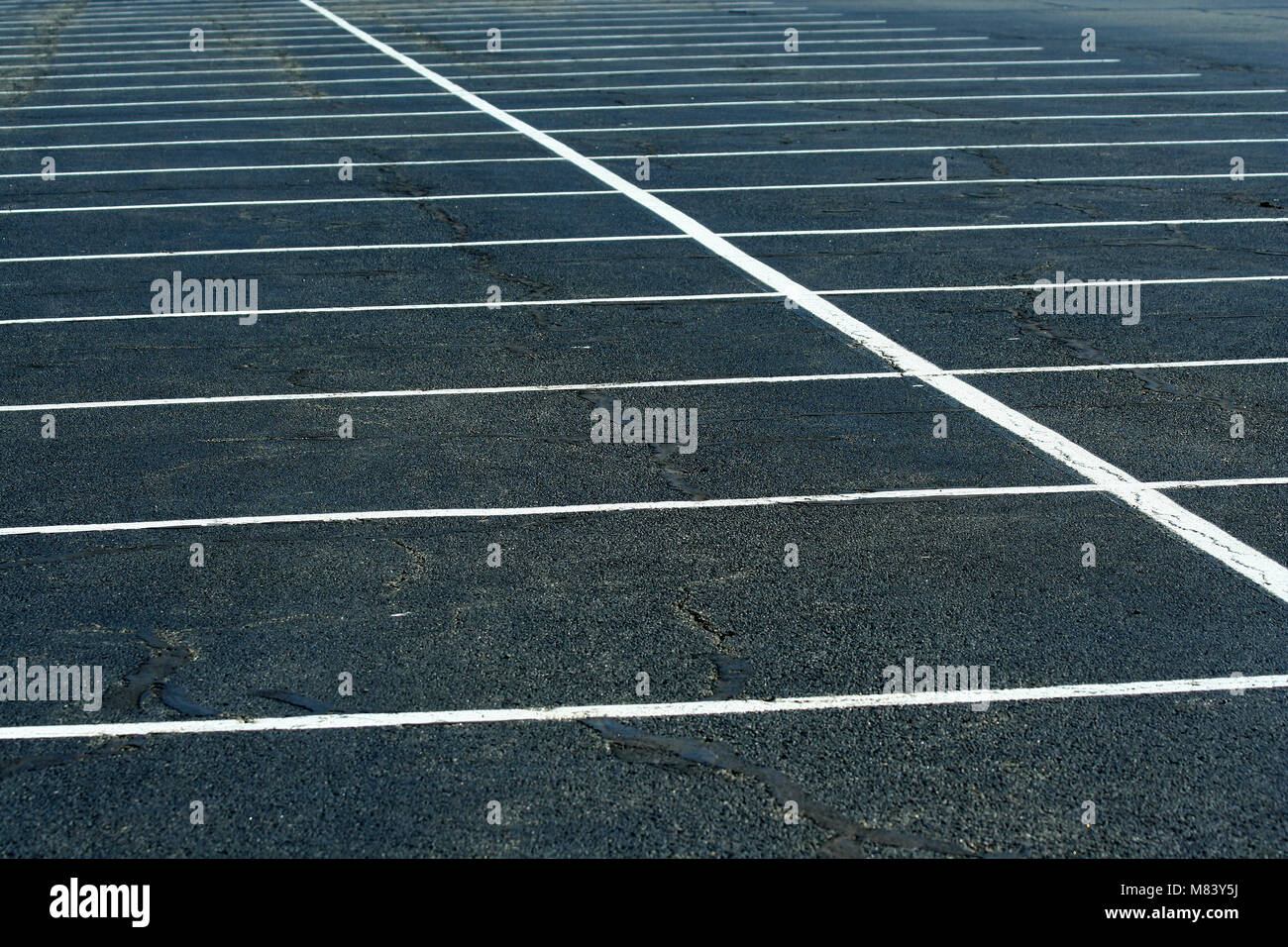 A Empty parking lot background Stock Photo - Alamy