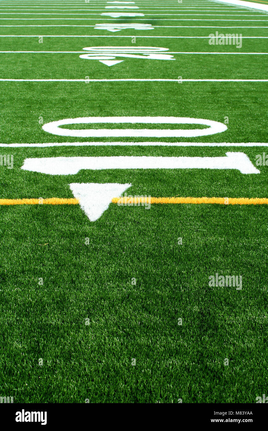 A Astro turf football field Stock Photo - Alamy