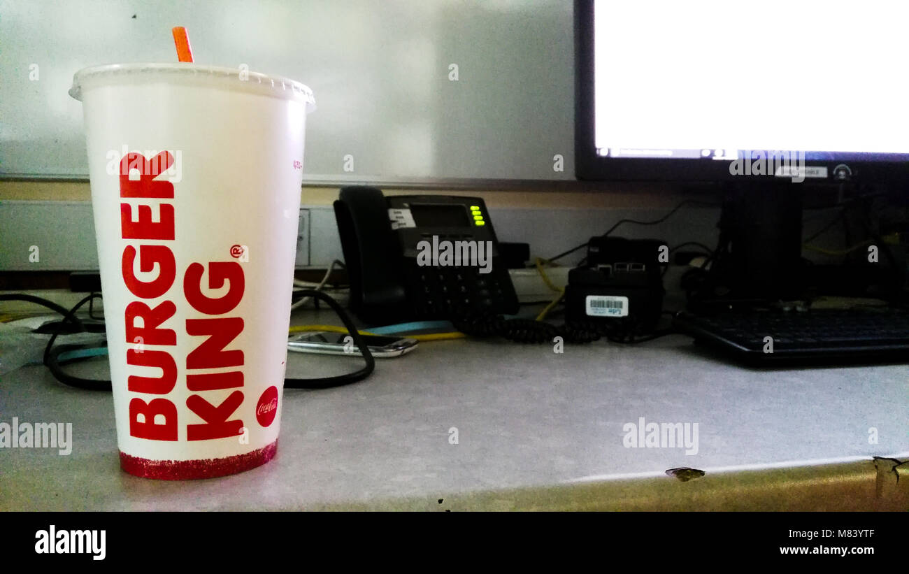 Burger King Cup Stock Photo - Alamy
