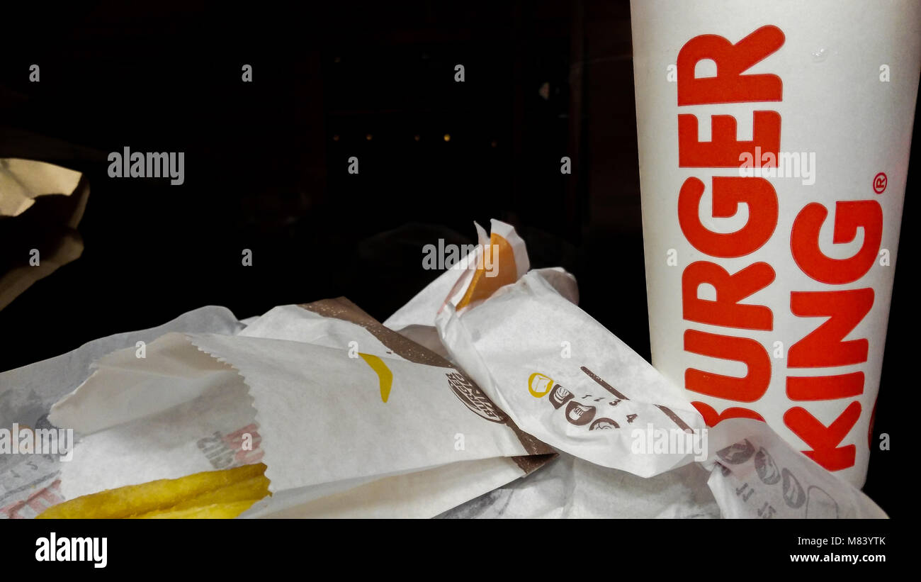 Burger King Cup Stock Photo - Alamy