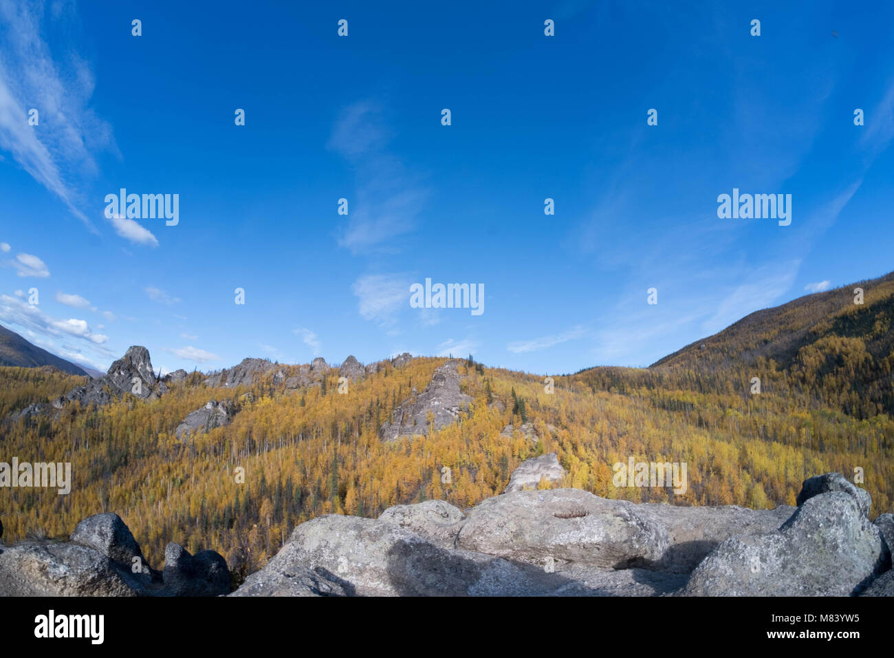 Angel Rock, Alaska Stock Photo - Alamy