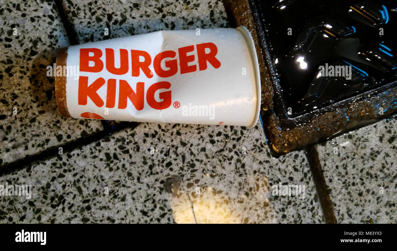 Burger King Cup Stock Photo - Alamy