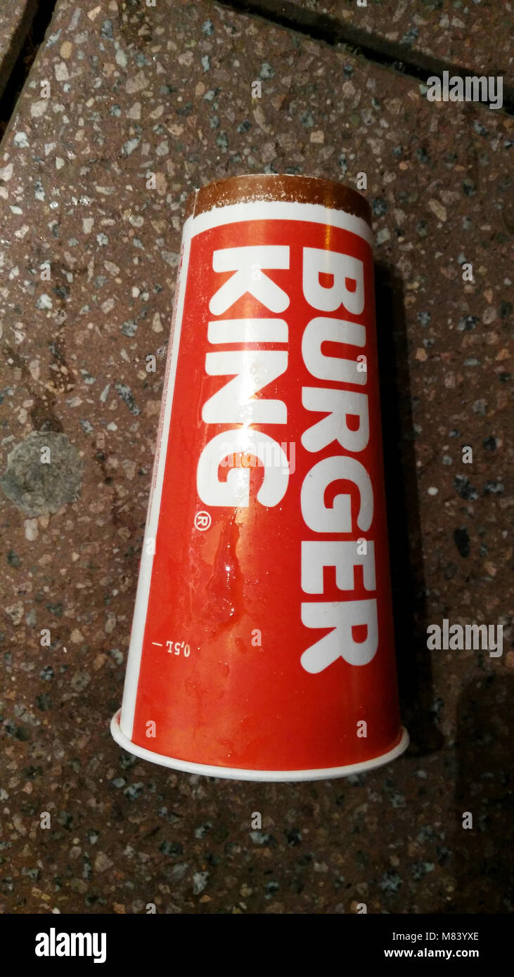 Burger King Cup Stock Photo - Alamy