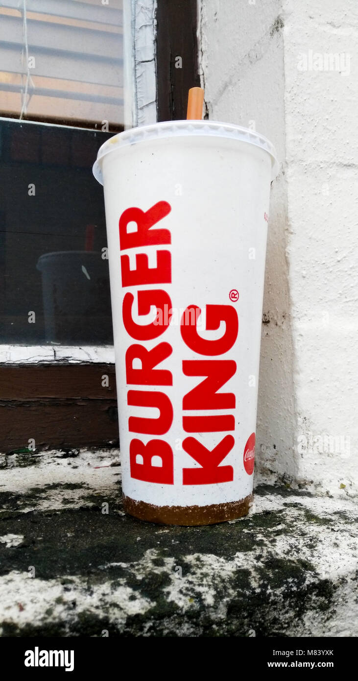 Burger King Cup Stock Photo - Alamy