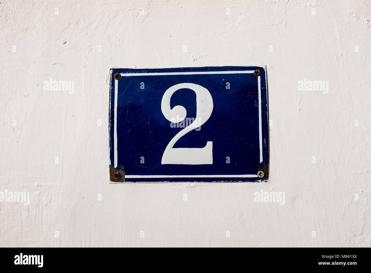 House number plaque hi-res stock photography and images - Alamy
