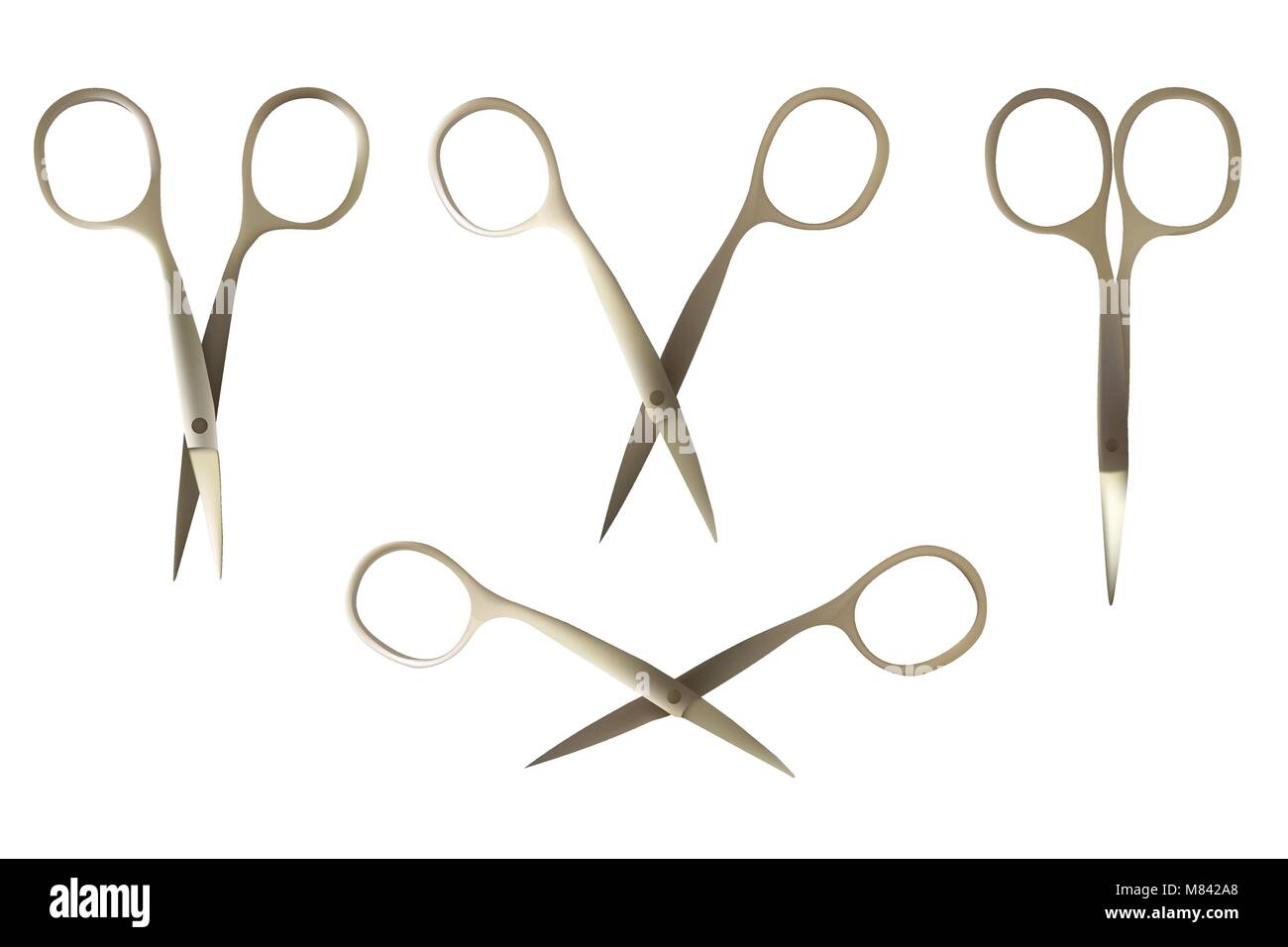 3d scissors Stock Vector Images - Alamy