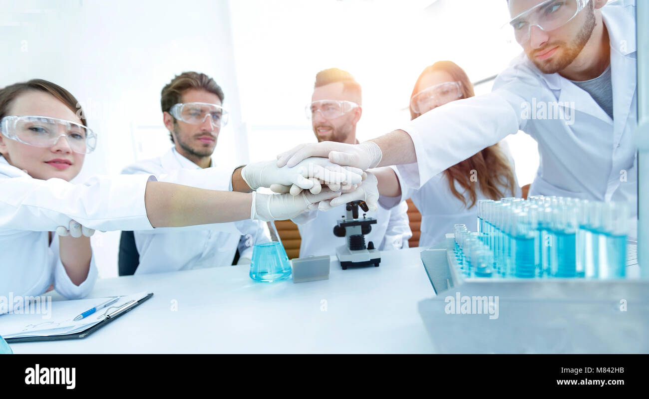 Creative team young scientists hi-res stock photography and images - Alamy