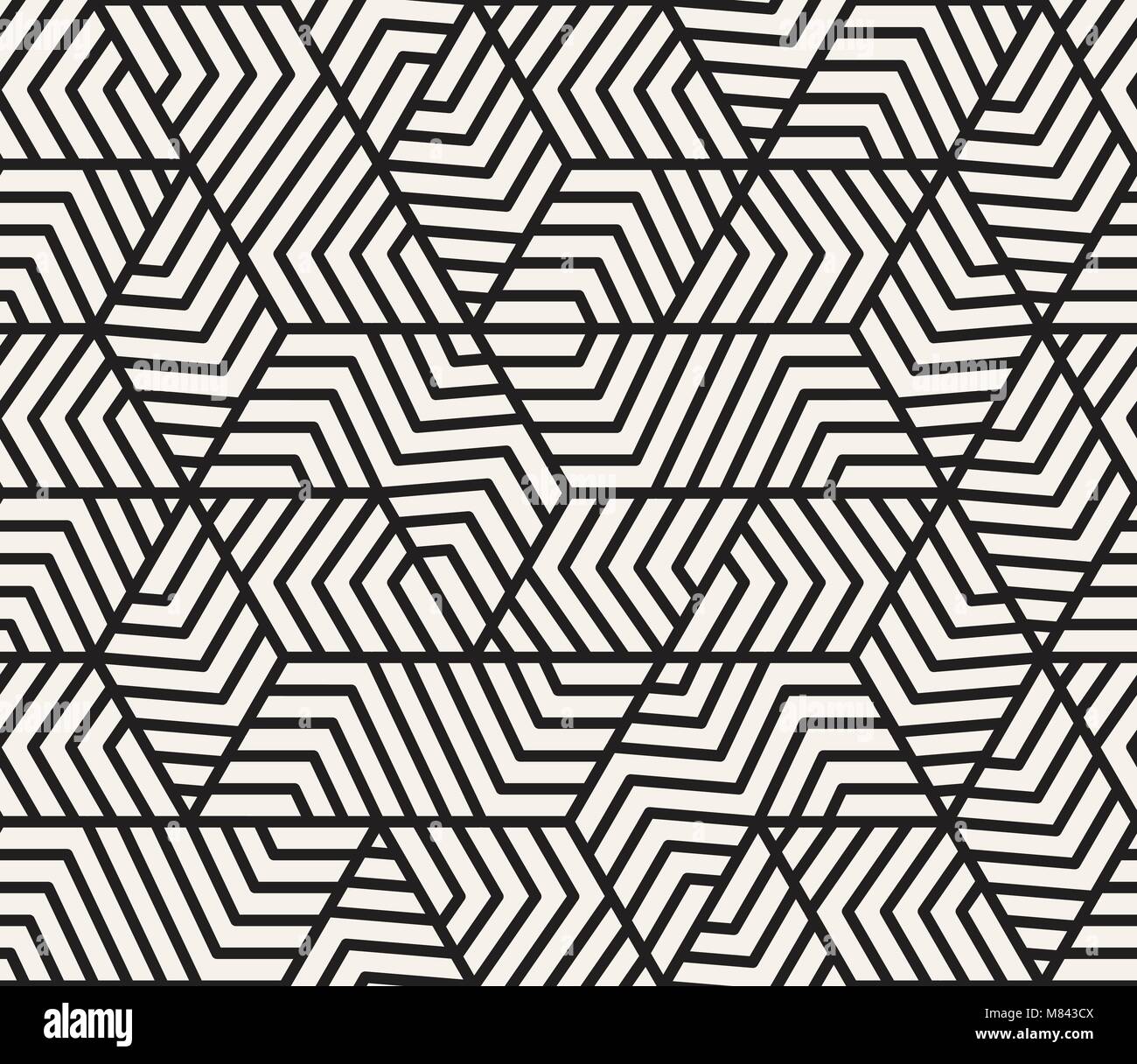 Vector seamless pattern. Modern stylish abstract texture. Repeating geometric tiles Stock Vector ...