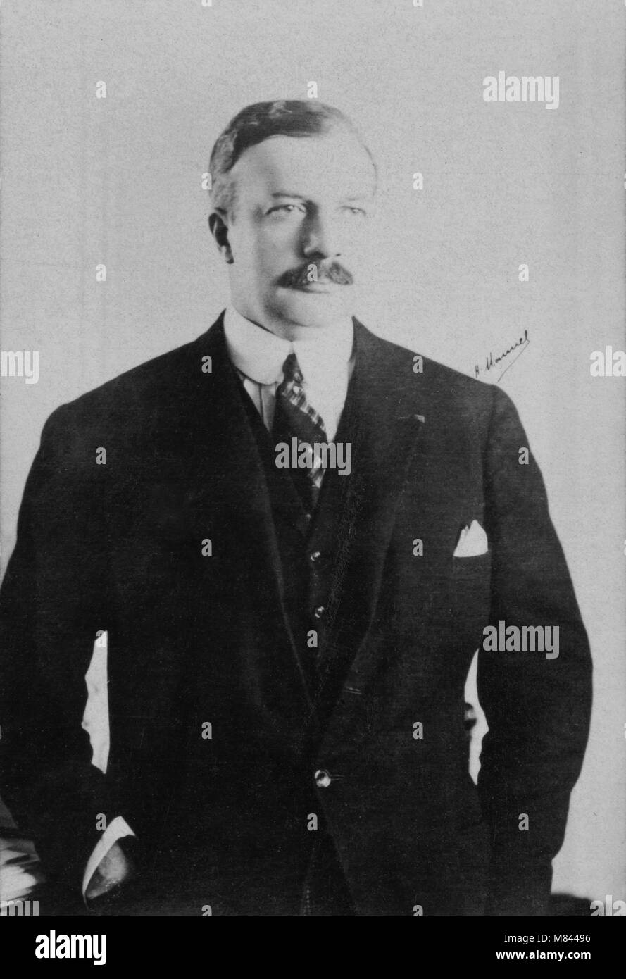 Portrait of Andre Maginot ( 1877 - 1932 ) - photography by Henri Manuel ...