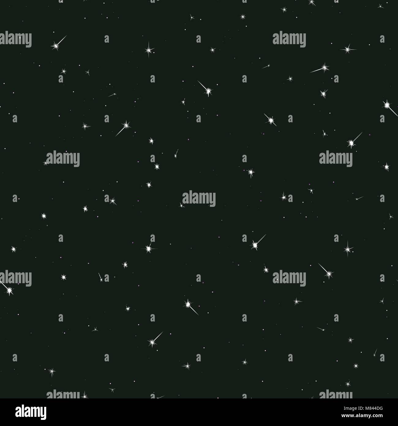 Seamless pattern background night sky. Vector illustration Stock Vector ...