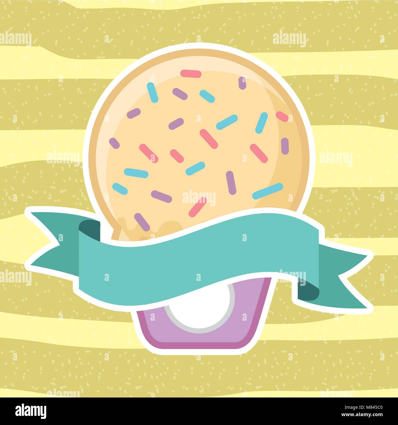Ice cream chocolate chips Stock Vector Images - Alamy