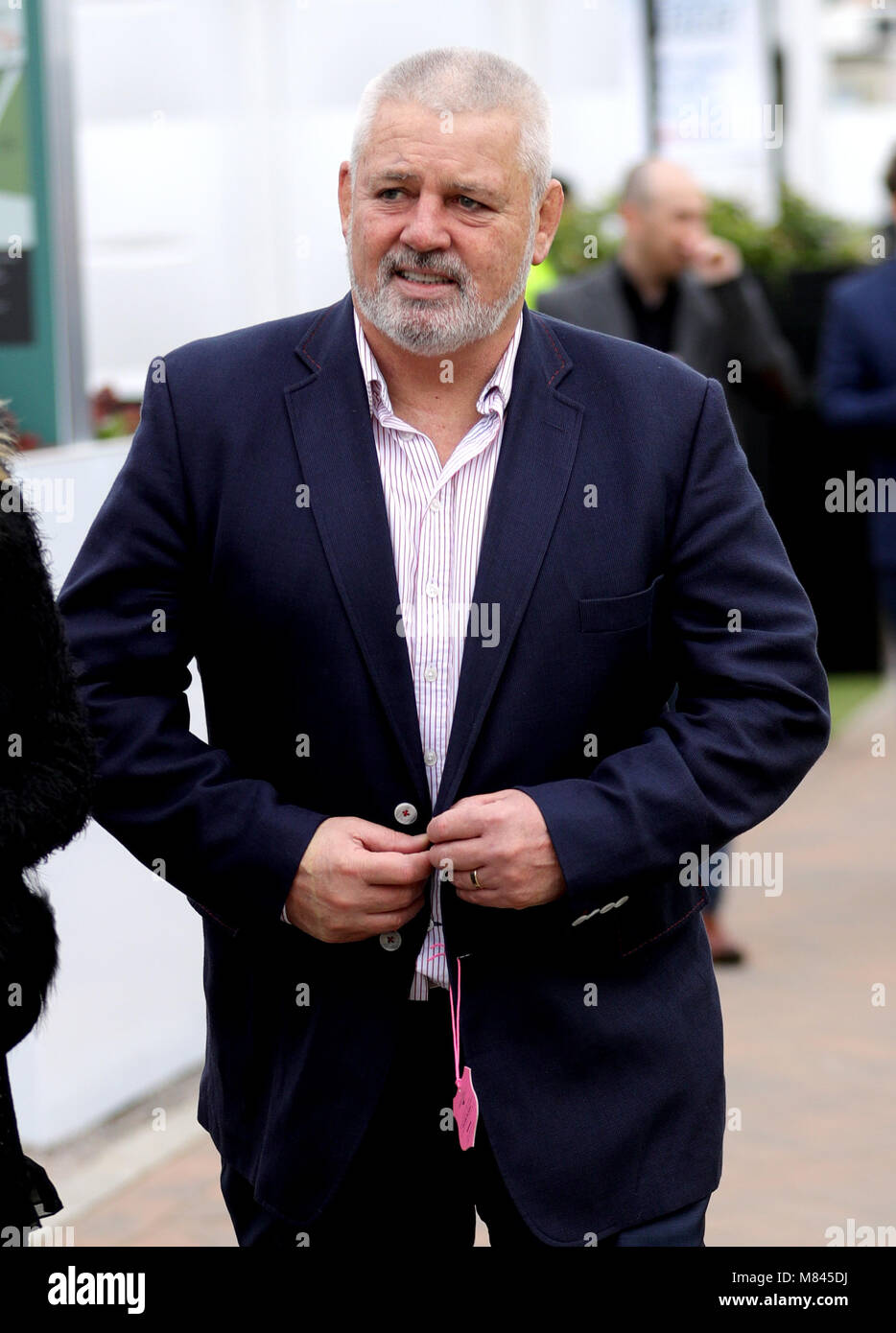 Wales Rugby manager Warren Gatland during Ladies Day of the 2018 ...