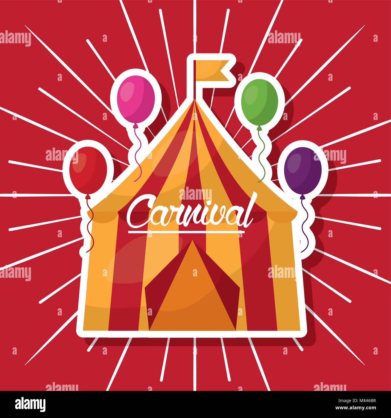 Fairground entertain Stock Vector Images - Alamy