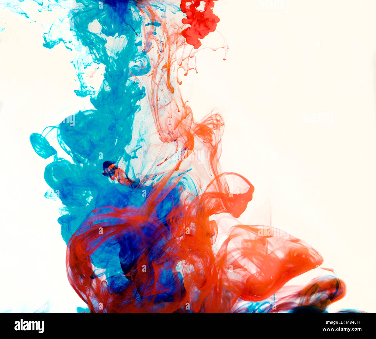 inks in water, color abstraction Stock Photo - Alamy