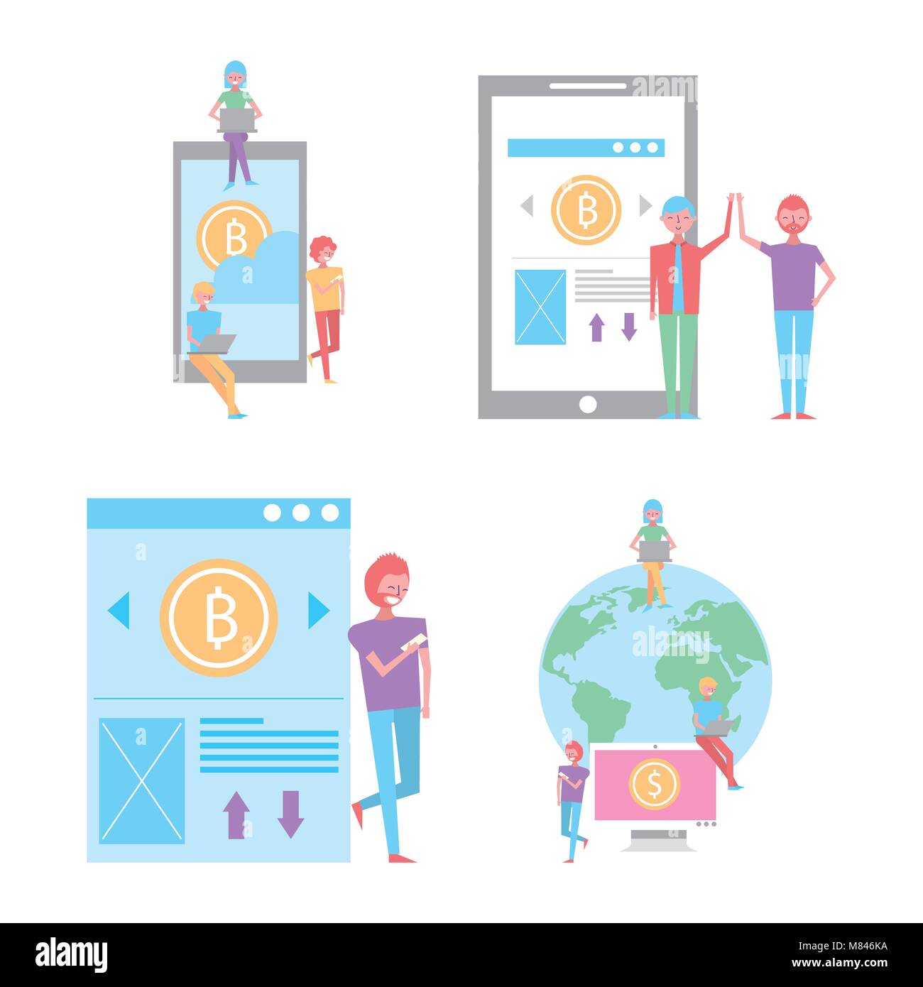 Independently vector vectors hi-res stock photography and images - Alamy