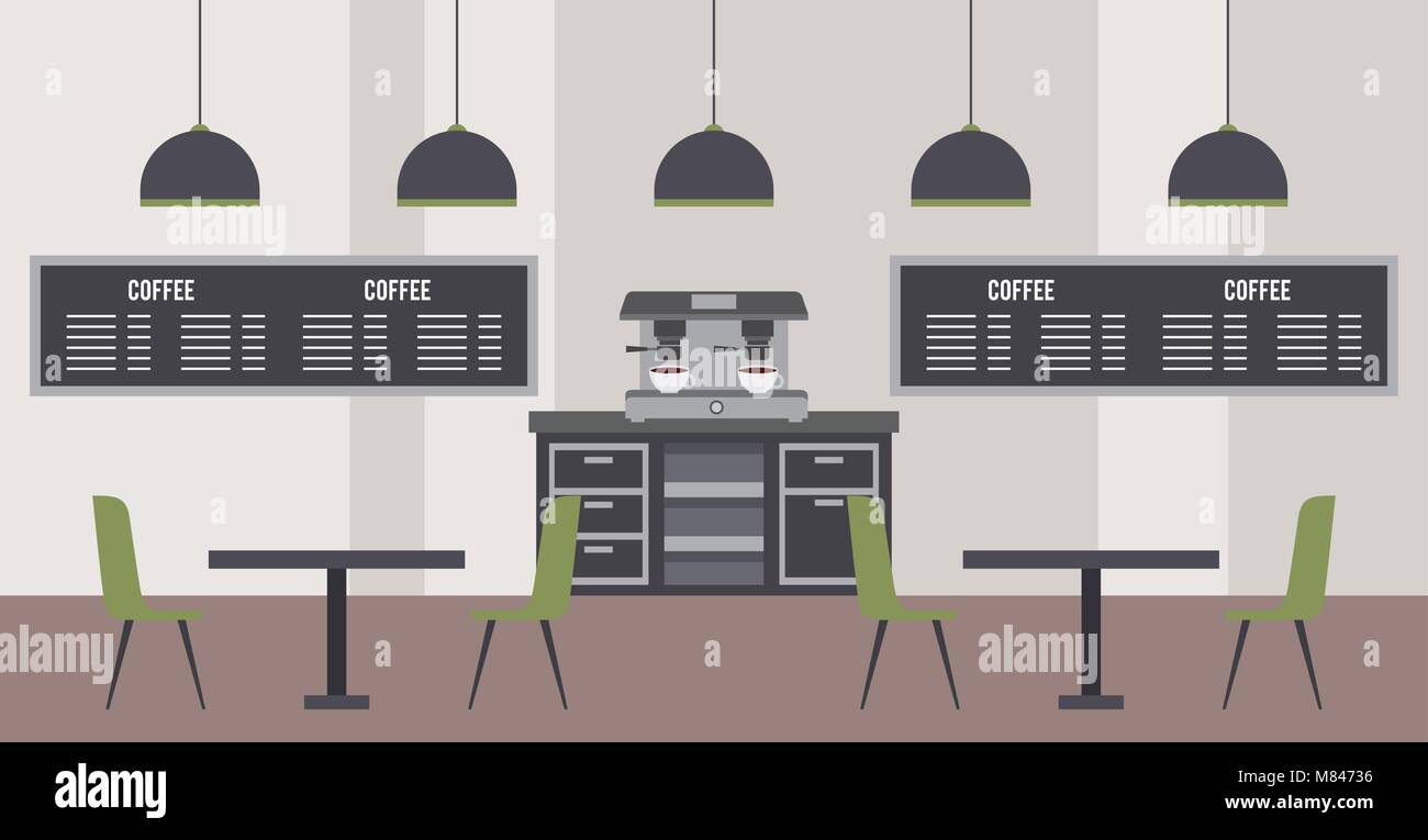 Restaurant counter bar tables Stock Vector Images - Alamy