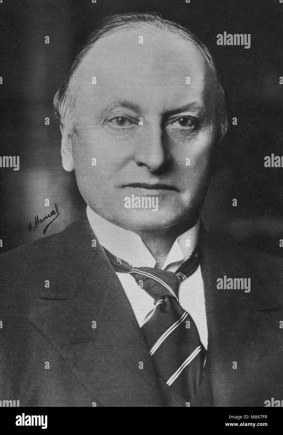 Portrait of Lord Georges Curzon ( 1859 - 1925 ) - photography by Henri ...