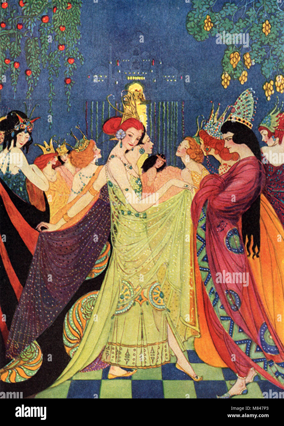 Elenore Plaisted Abbot vintage illustration Stock Photo - Alamy