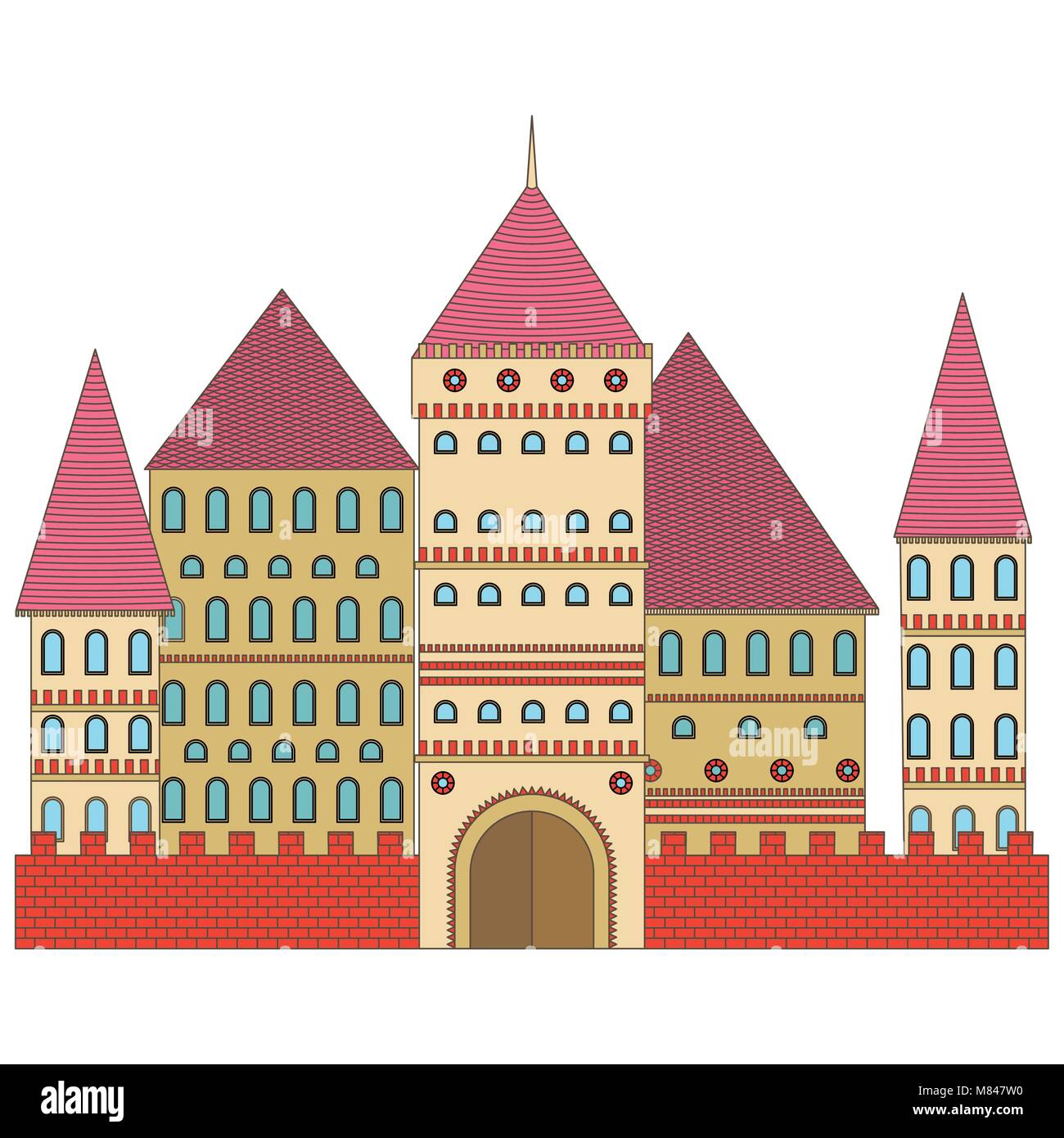 Palace Vector Vectors Stock Photos & Palace Vector Vectors Stock Images ...