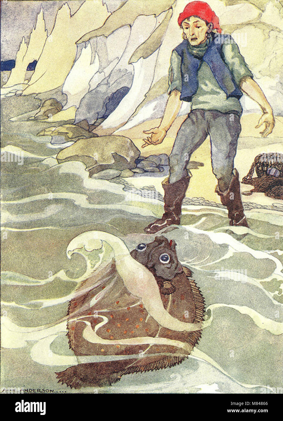 Anne Anderson original vintage illustration Stock Photo - Alamy